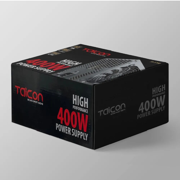 Fonte Real Atx 400w 24pinos 3 Sata 2 Ide 1 Pci-e - Taicon